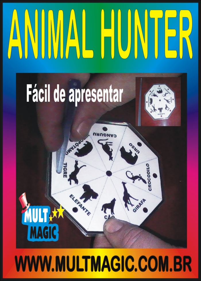 ANIMAL HUNTER - SAFARI o caçador | Mágica - Mentalismo