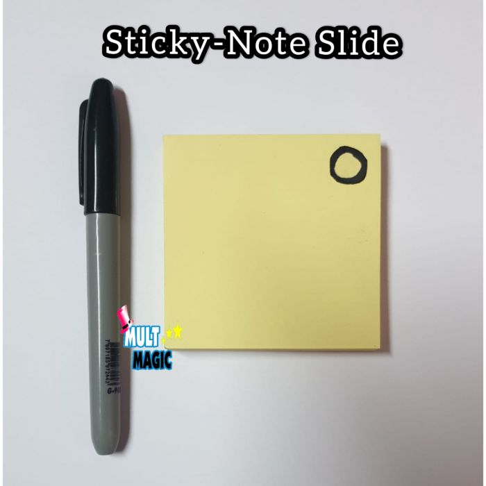 Sticky-Note Slide | Mágica - Close-up